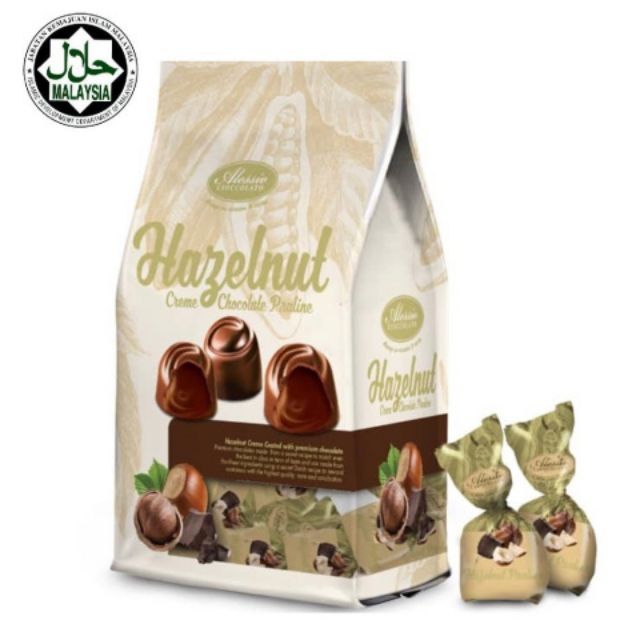 (HALAL) ALESSIO Hazelnut Creme Chocolate Praline 300g | Shopee Malaysia