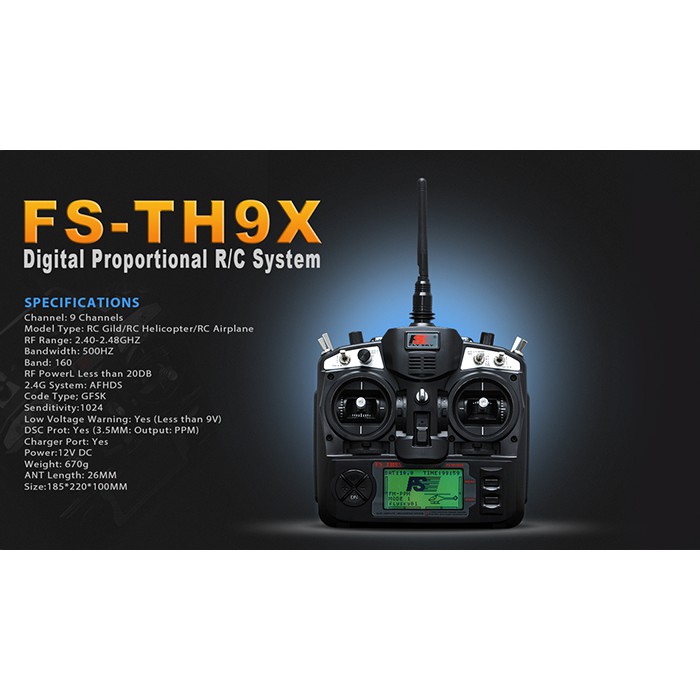 FlySky FS-TH9X same as Turnigy 9X RC Remote Control | Shopee Malaysia