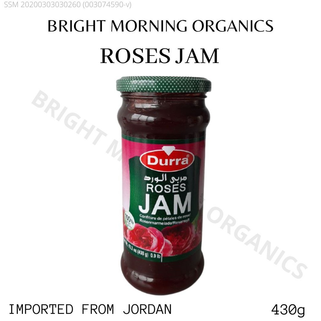 Rose Jam DURRA imported from Jordan (430g) 100% High Quality | Shopee ...