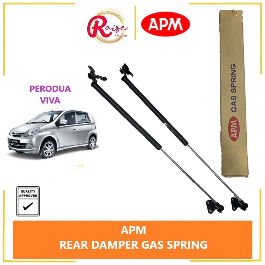 APM (Rear) Bonnet Absorber Damper Gas Spring Set - PERODUA VIVA (1 SET ...