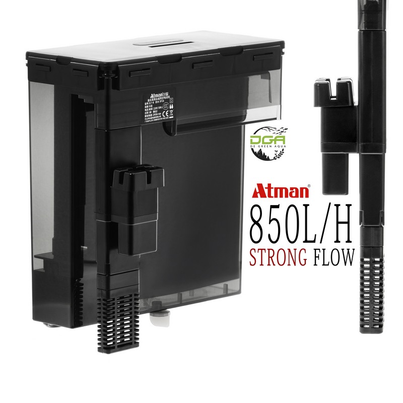 Aquarium Hanging Filter Canister Atman Q7-M External Filter Box ...