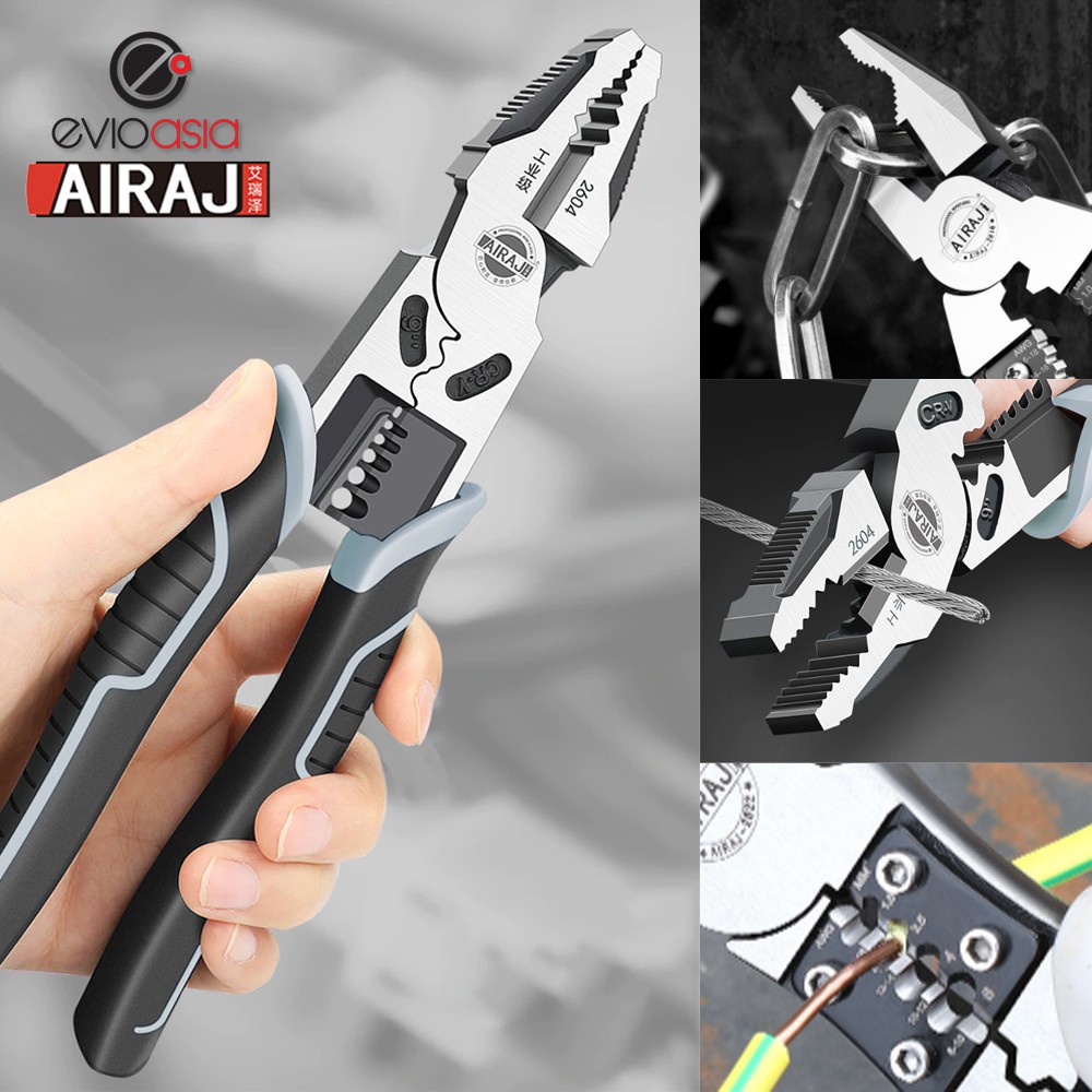 Heavy Duty Multifunctional Hardware Tool Plier 7 inch / 9 inch | Shopee ...