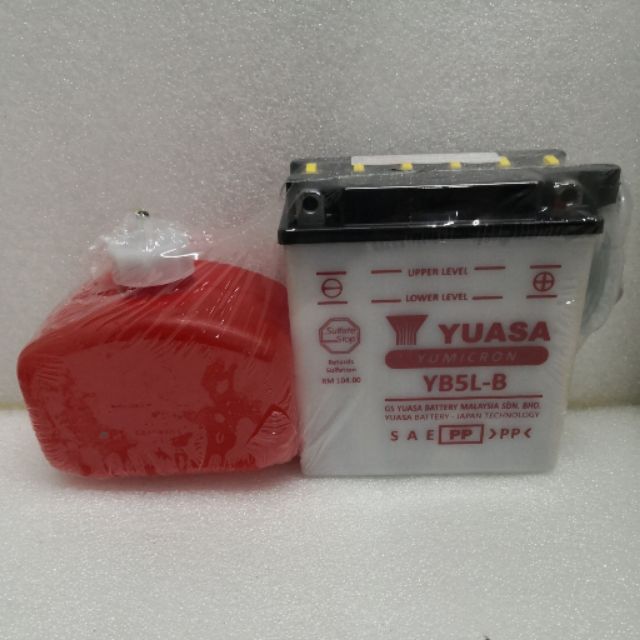 YUASA BATTERY YB5L-B YB5L EX5 STARTER ,KRISS STARTER ,LC-V1 STARTER ...