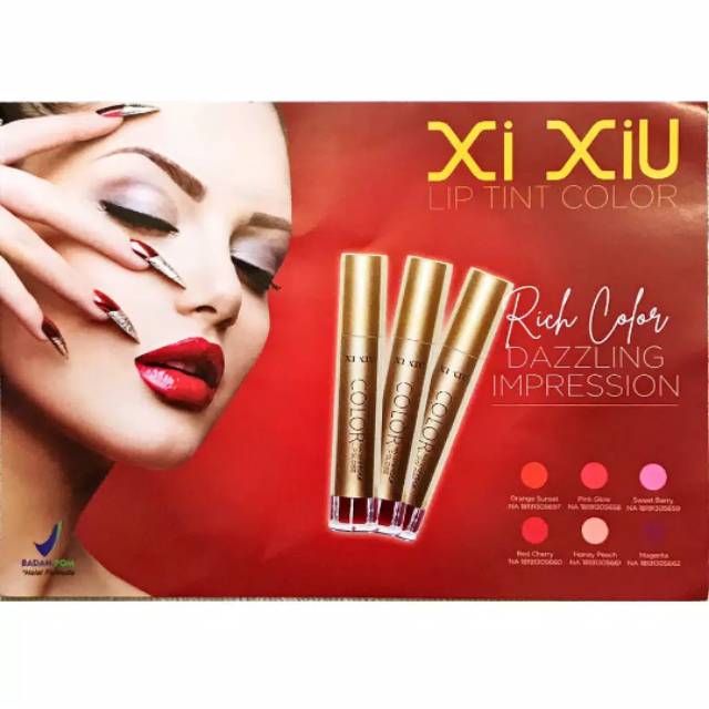 Lip Tint Color Xi Xiu/Lip Tint Xi Xiu/Lip Tint Xixiu | Shopee Malaysia