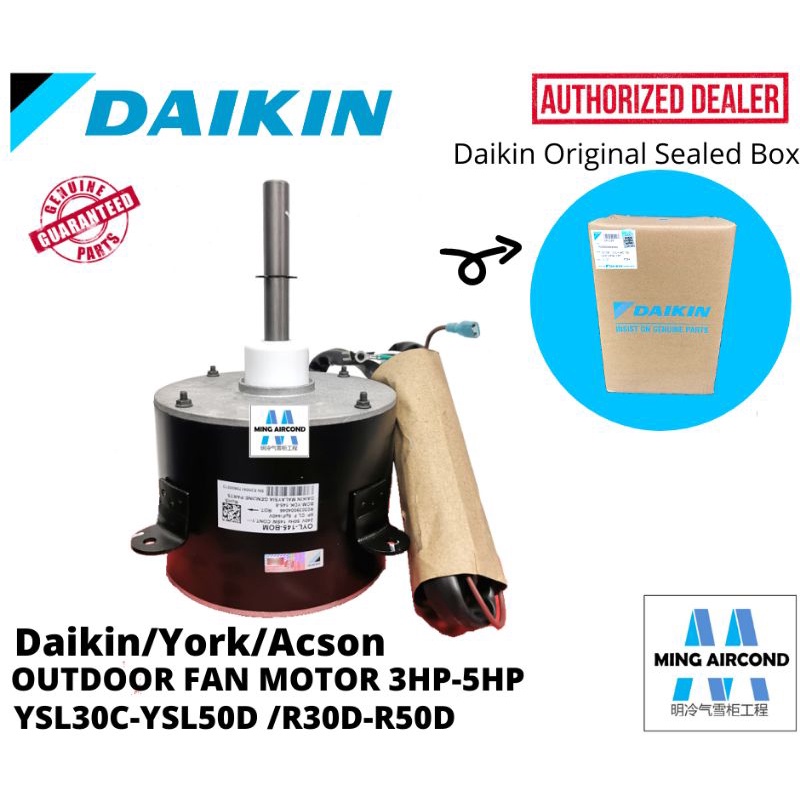Motor Kipas Luar // DAIKIN/YORK/ACSON AIRCOND OUTDOOR FAN MOTOR YSL30C ...