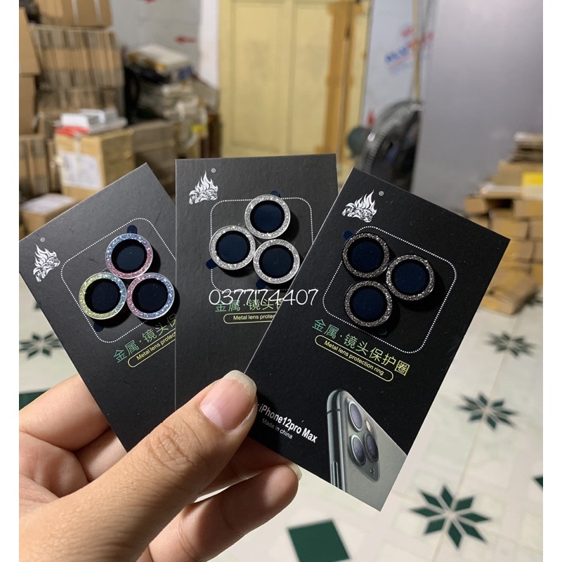 Set of 3 titanium emulsion camera protection stickers for iPhone 15 Pro ...