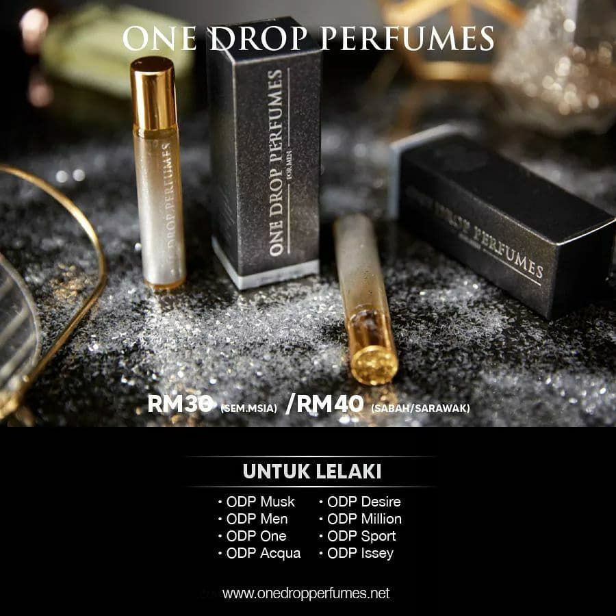 One Drop Perfumes For Him - 10 ml (New Packaging) | Shopee Malaysia