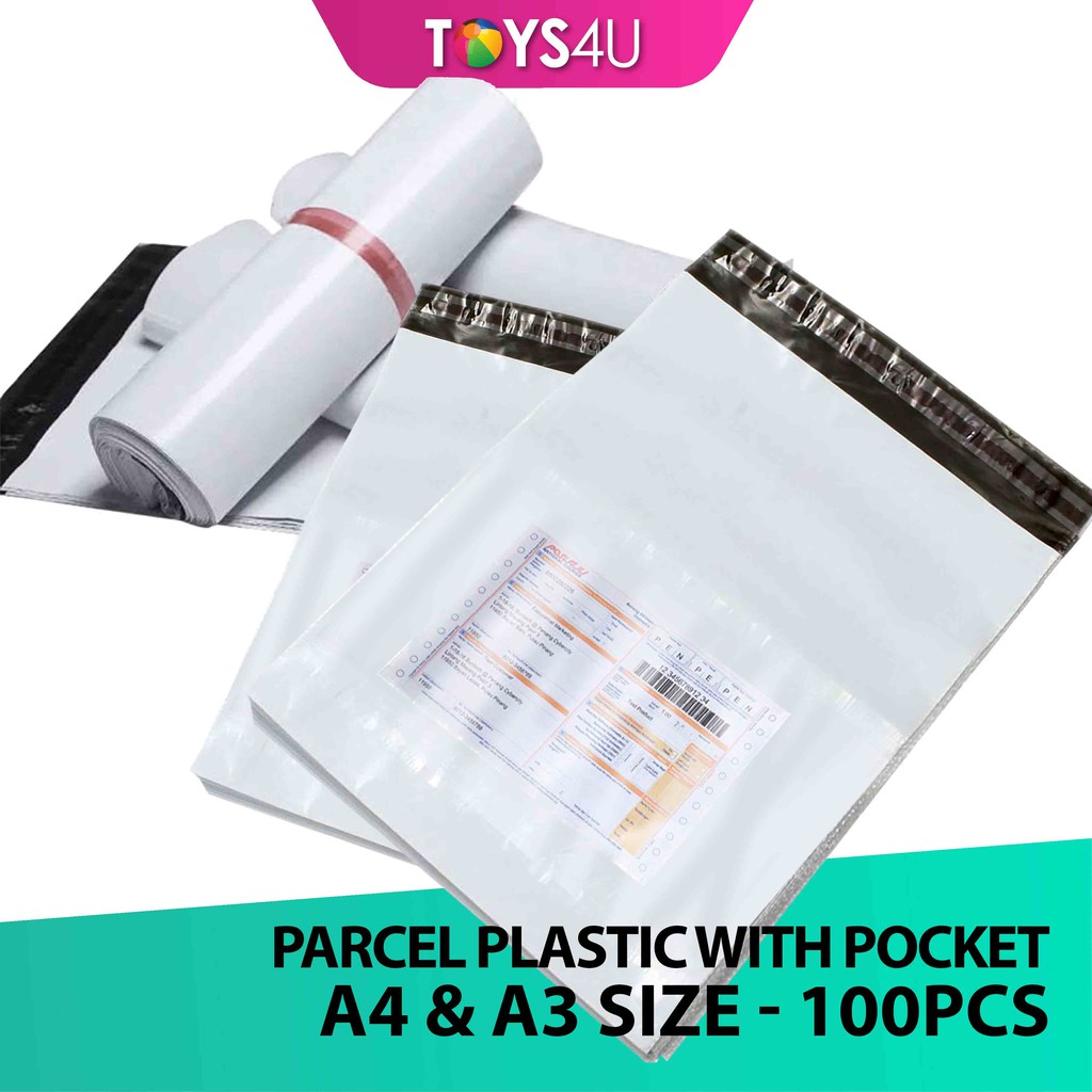100pcs - A3 (30*45cm) / A4 (26*33cm)WITH POCKET Courier Bag Courier ...
