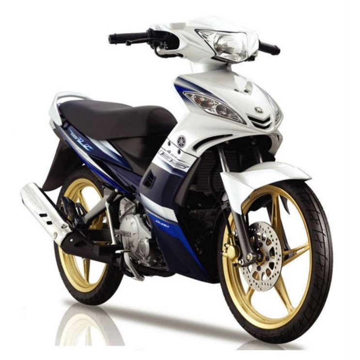 (READY STOCK)HLY ORI LC135 V1 COVER SET PUTIH BIRU GELAP TAMPAL+SCREW ...