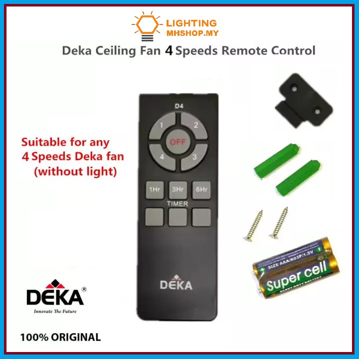 ORIGINAL DEKA D4 REMOTE CONTROL | Shopee Malaysia