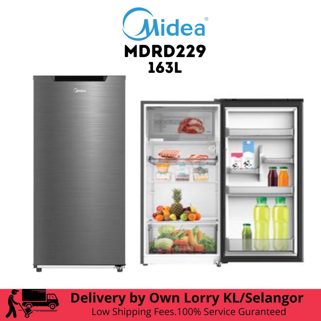 Midea Fridge Single Door Refrigerator 163L 196L | Shopee Malaysia