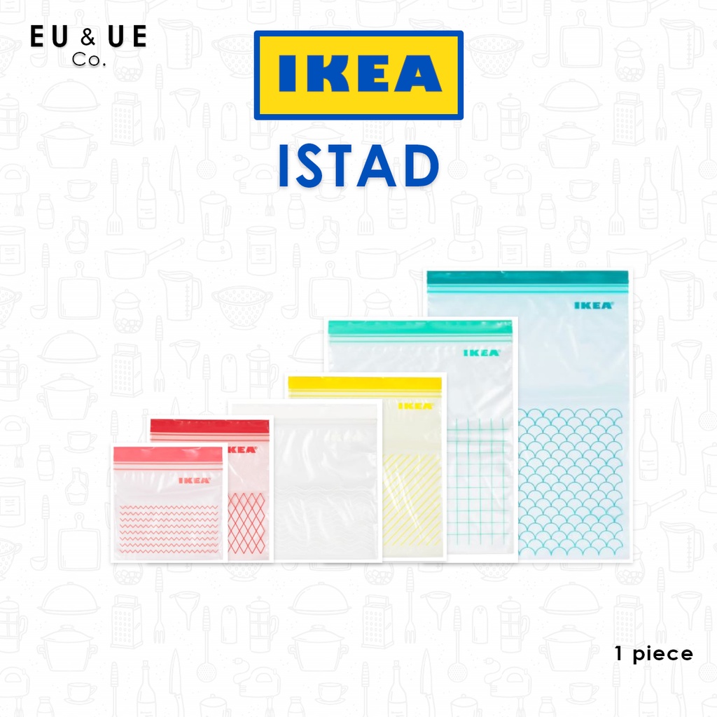 𝗘𝗨&𝗨𝗘 | IKEA ISTAD Zip Lock Resealable Zipper Bag Storage For Home ...