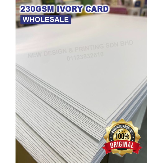 [Ready Stock] Premium 230gsm / 250gsm Ivory Card A3+ (315mm x 468mm) A3 ...
