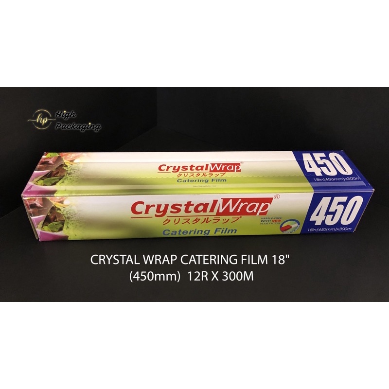 Crystal Wrap Catering Film 18” (450mm x 300m) | Shopee Malaysia