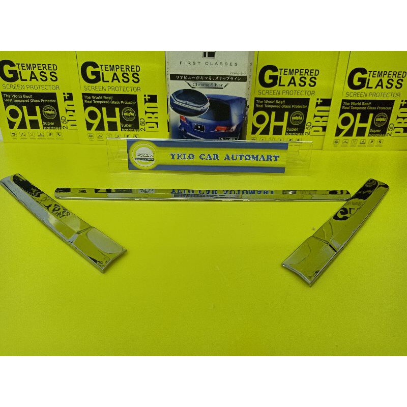 Car Universal Boot Guard Chrome (fullset 3pc) | Shopee Malaysia