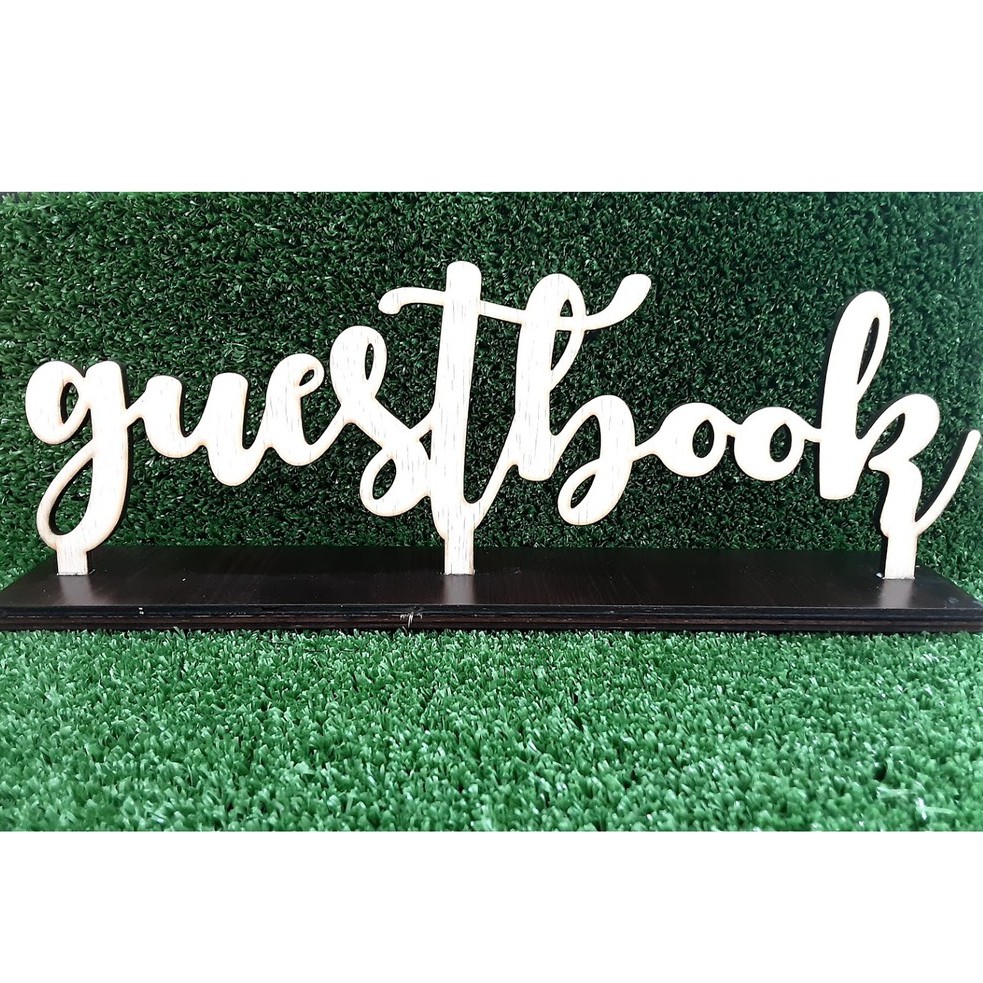 Custom Personalized Wooden Name Stand Kayu | Shopee Malaysia