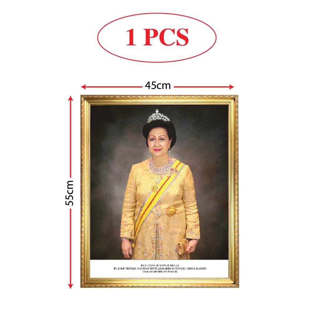 Bingkai Potret Permaisuri Sultan Perlis, Sultan Perlis Queen Portrait ...