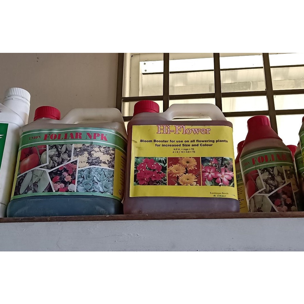 4L Q Baja Air CEPAT sentuhan Subur/ Buah Bunga Liquid Fertilizer ...
