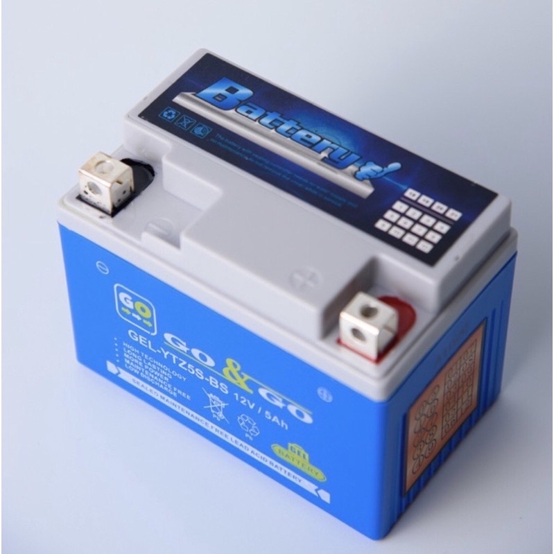GONGO BATERI YTZ5S/YTZ5/YTZ5S-BS YB5 GEL BATTERY(EX5/LC135/W100/W125 ...