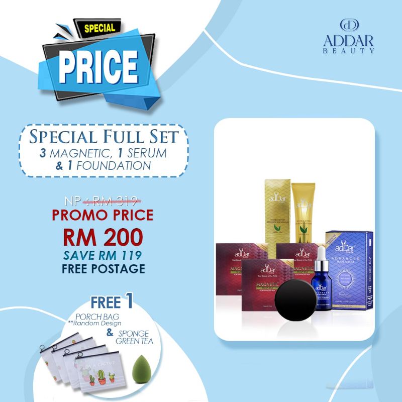 💥Special Full Set ADDAR BEAUTY 💯%Original 3 SABUN MAGNETIC , 1 ...