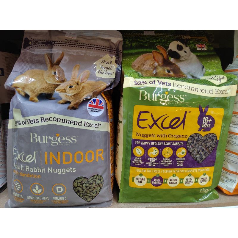burgess excel indoor rabbit food /BURGESS EXCEL RABBIT NUGGETS WITH ...