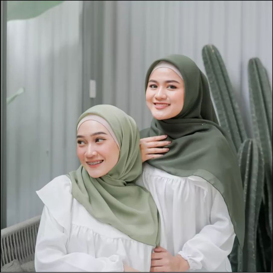 Rectangular Hijab Rectangular Veil Premium Voal Material Hijab | Shopee ...