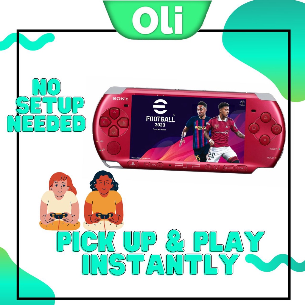 SONY PSP 3000 / 2000 / 1000 ORIGNAL FULL SET + PES 2023 + 1000 GAMES ...