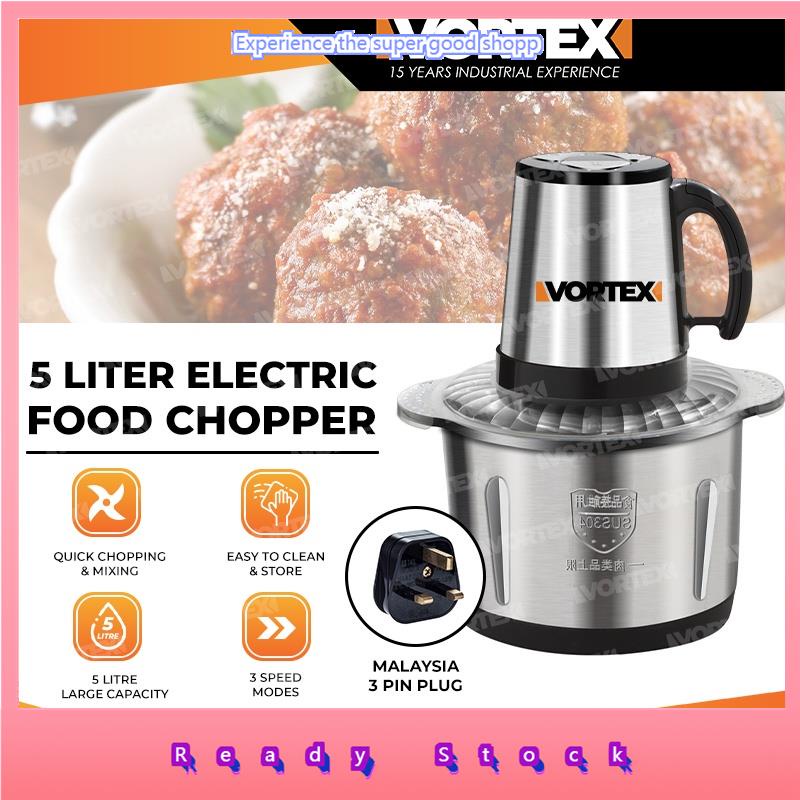 The best shop in Malay[5L LARGE] VORTEX Stainless Steel Automatic Meat ...