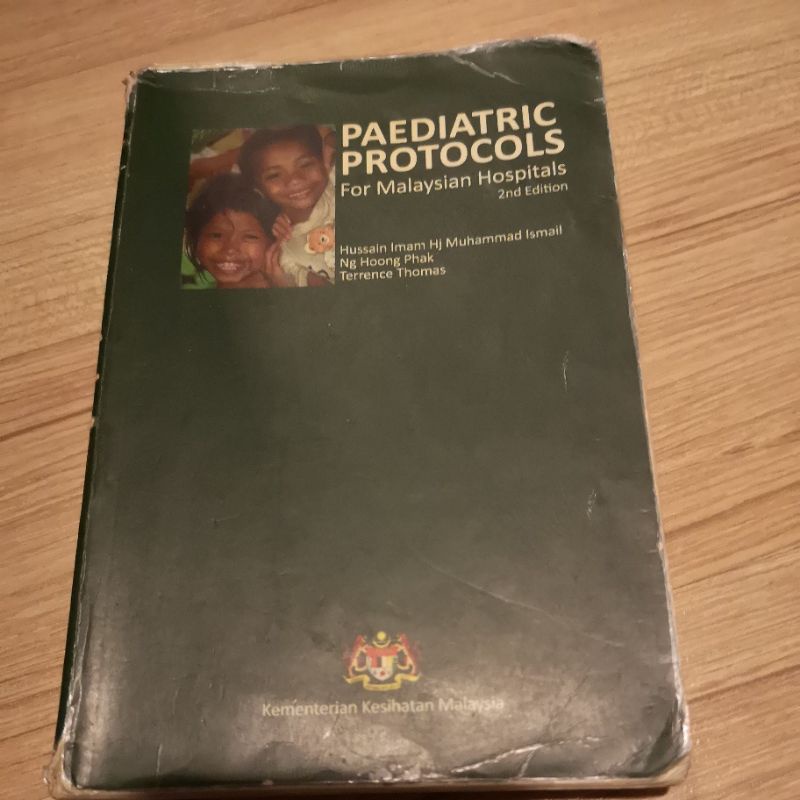 Paediatric Protocols for Malaysian Hospitals 2nd Edition | Shopee Malaysia