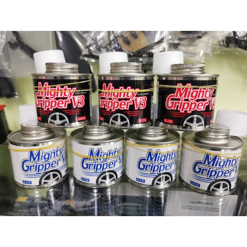Mighty Gripper V3 BLACK /WHITE TIRE ADDITIVES (100ml) | Shopee Malaysia