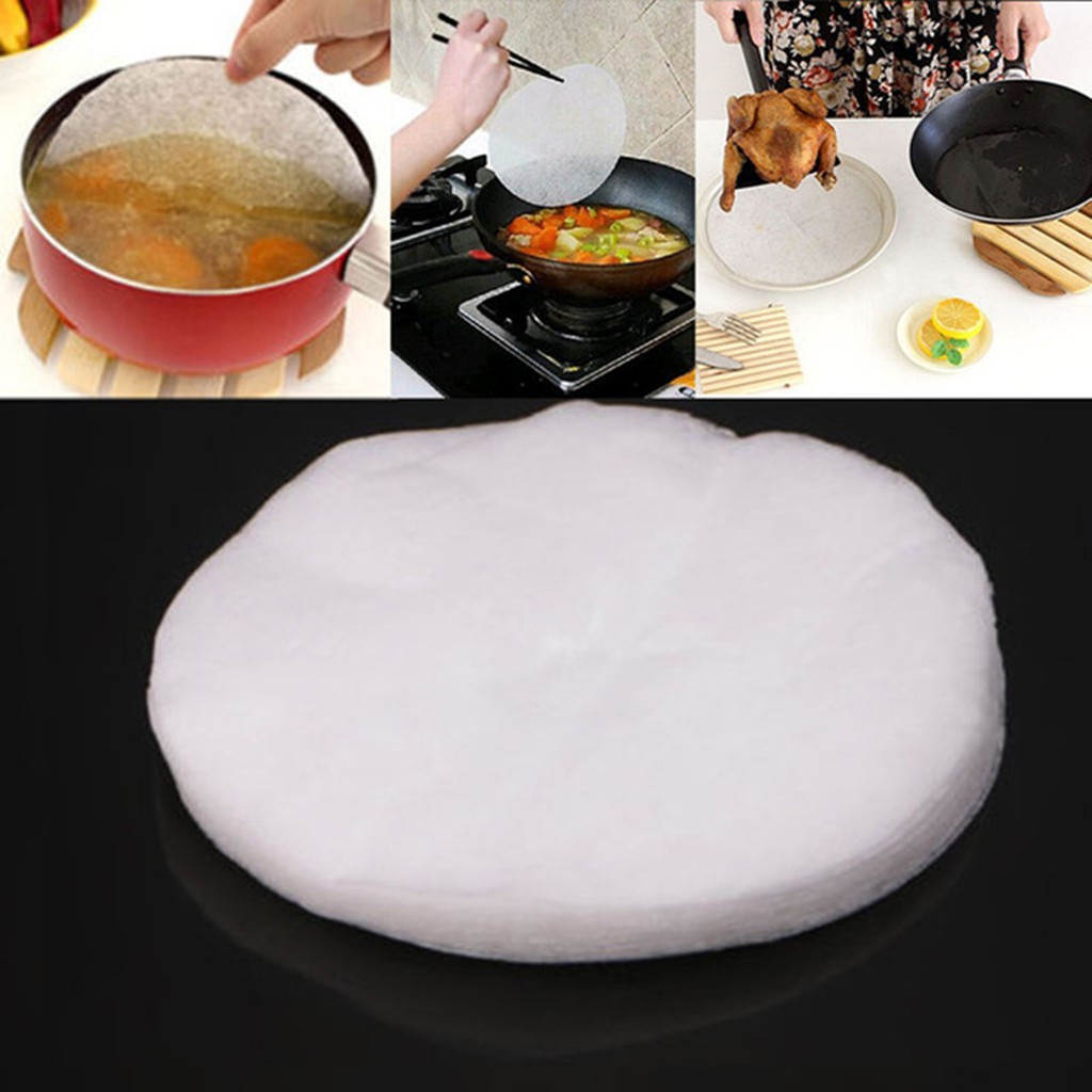 12pcs Soup Absorb Oil Film Edible Oil-Absorbing Paper Safe Healthy Food ...