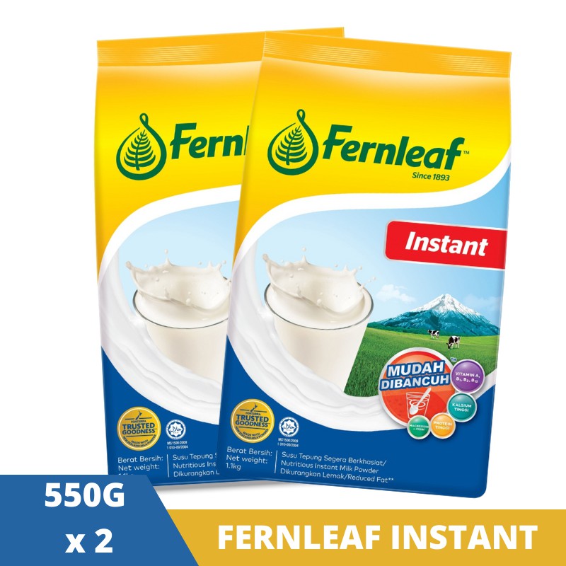 Fernleaf Instant Milk Powder -(550g x 2 packs) | Shopee Malaysia