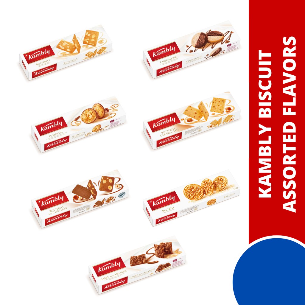 Kambly Assorted Flavours Biscuit - Florentin (100g) /Bretzeli ...