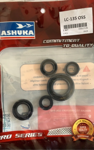 LC135 LC 4s / 5s / FZ150 / Y15 / Y16 oil seal enjin engine SET Ashuka ...