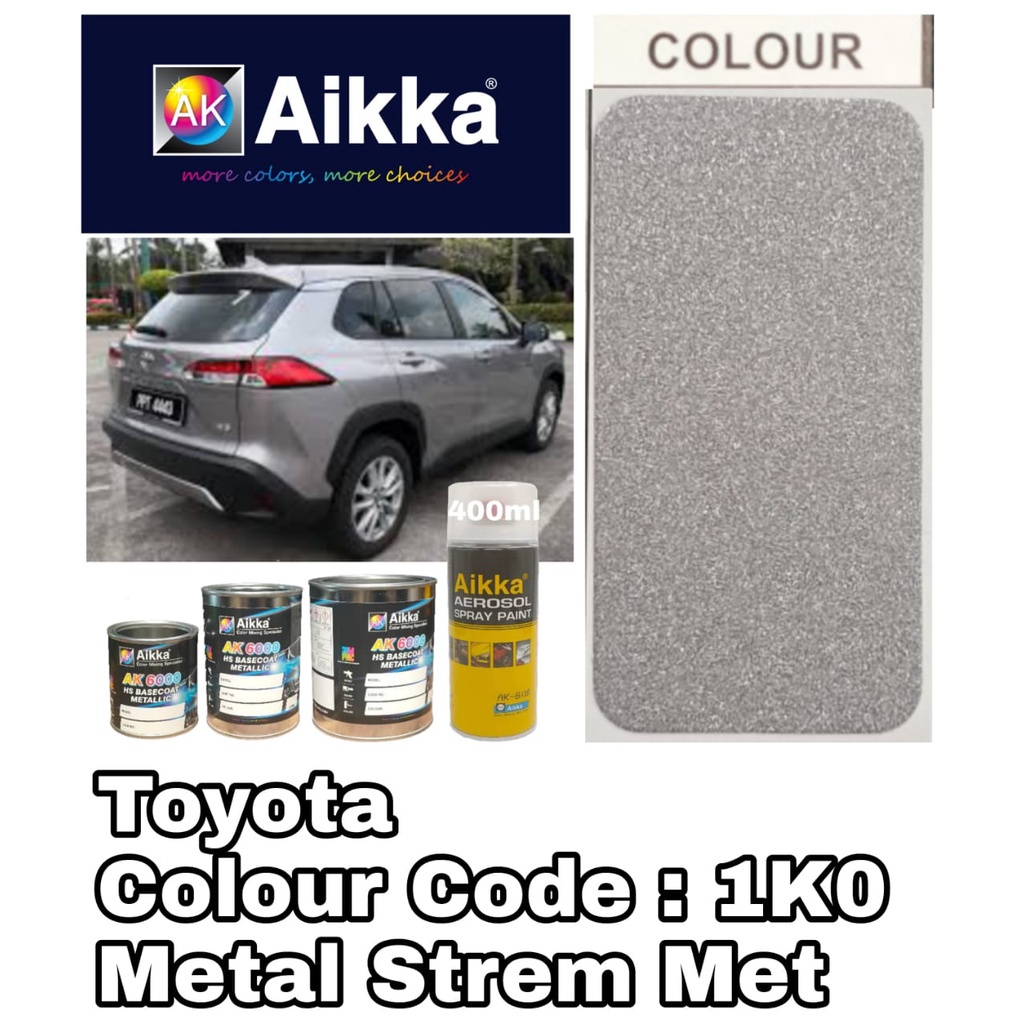 AIKKA Paint / TOYOTA COROLLA CROSS / 1K0 METAL STREM MET/ Touch Up ...