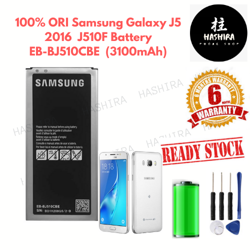 100% Original Samsung Galaxy J5 2016 Battery Samsung J510F Battery EB ...