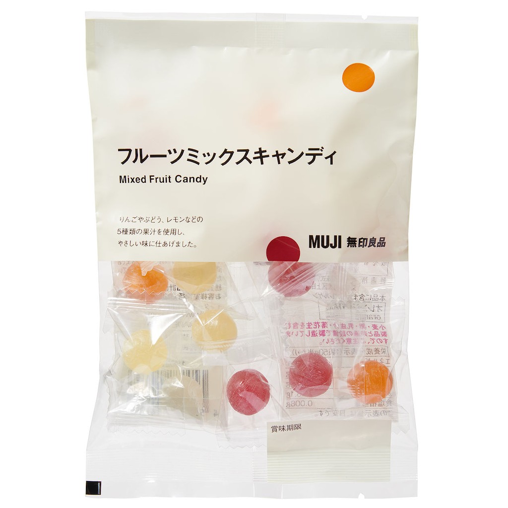MUJI Mixed Fruit Candy 50g | Shopee Malaysia