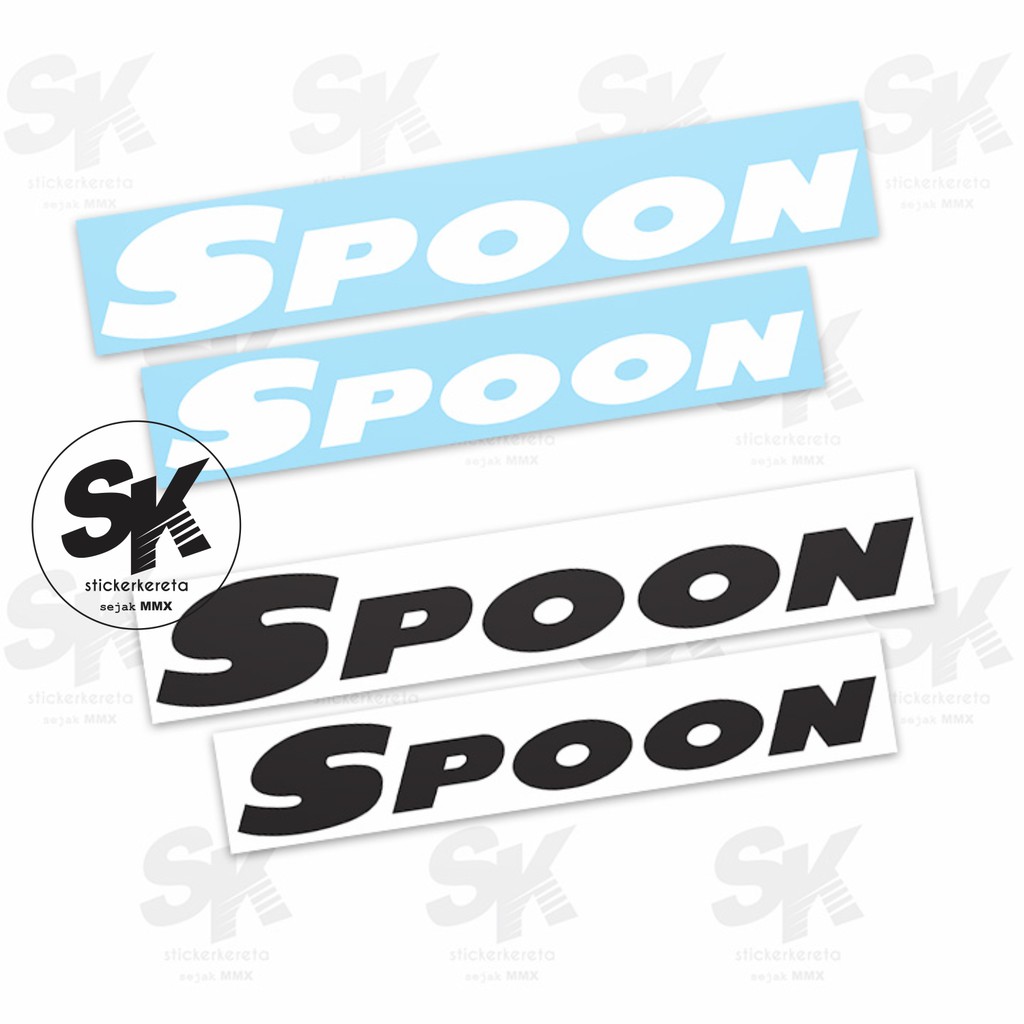Spoon Team Logo Cutting Vinyl Sticker | Shopee Malaysia