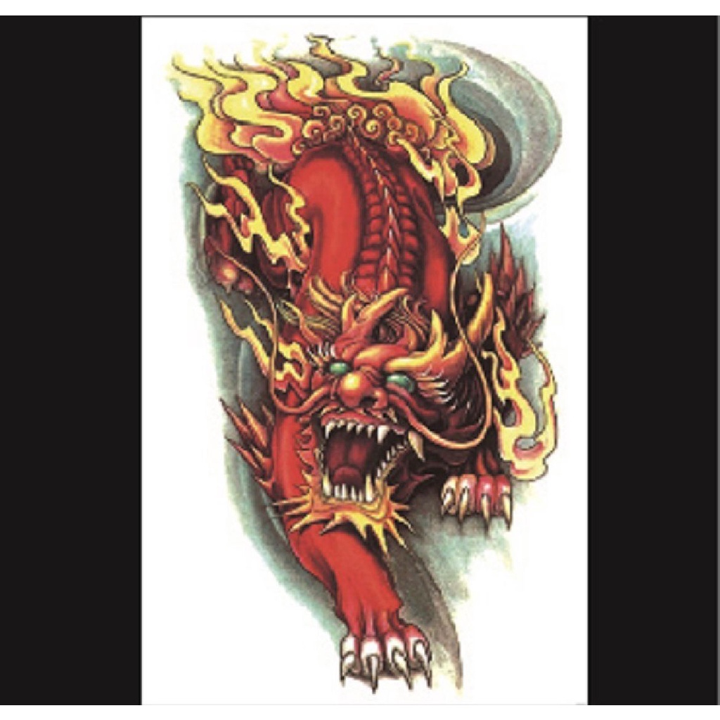 XL Size Fake Tattoo Sticker Waterproof Tatoo Name Sticker Waterproof ...