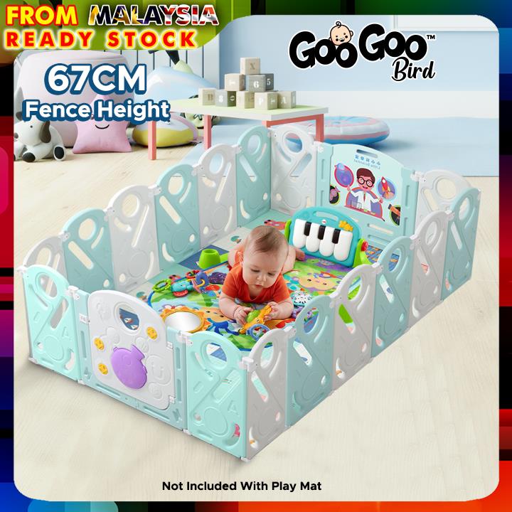 GGB Little Scientist Foldable Fence 14/16/18 Panel Baby Playpen Play ...