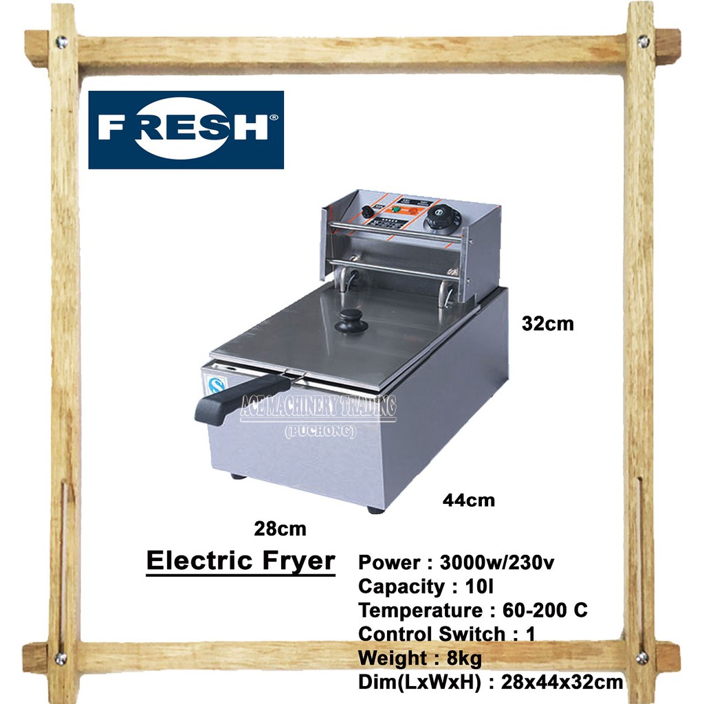 FRESH Electric Fryer 10L Capacity 3000watt 3KW Temperature 60-200 ...