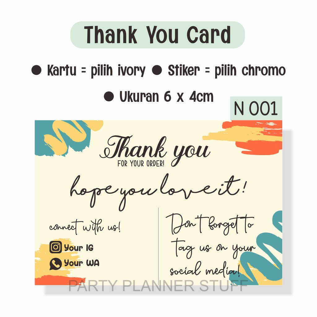 Greeting card/mini greeting card/thank you card online shop / thank you ...