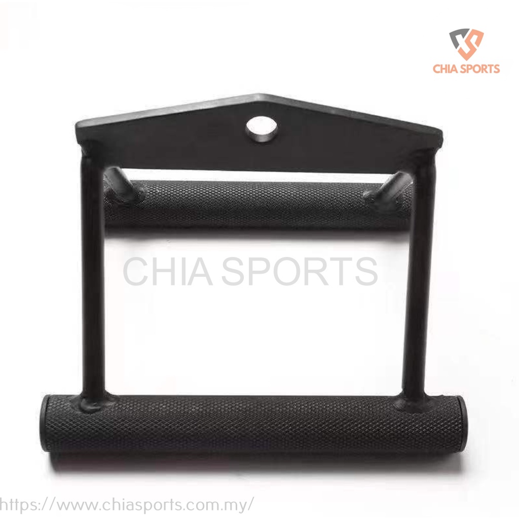 FT23 Seated Row Double D Handle (Hollow) Cable Attachment V Shaped Bar ...