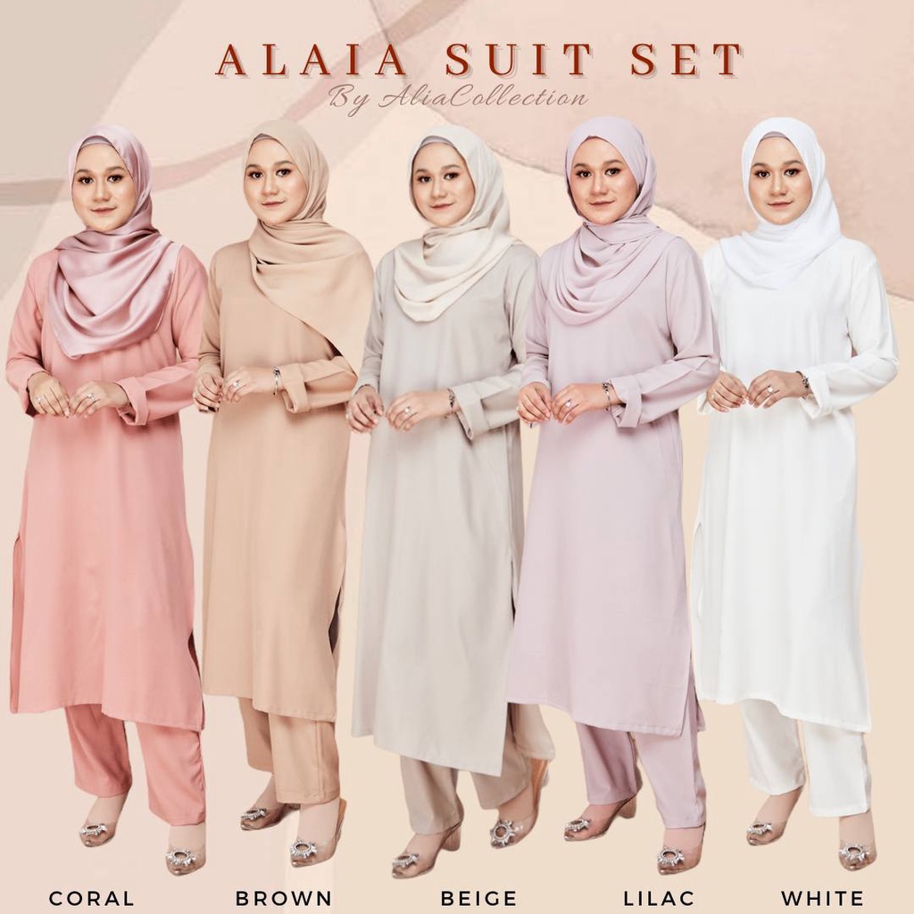 NEW ALAIA SUIT BY ALIA COLLECTION PROMOTION | Shopee Malaysia