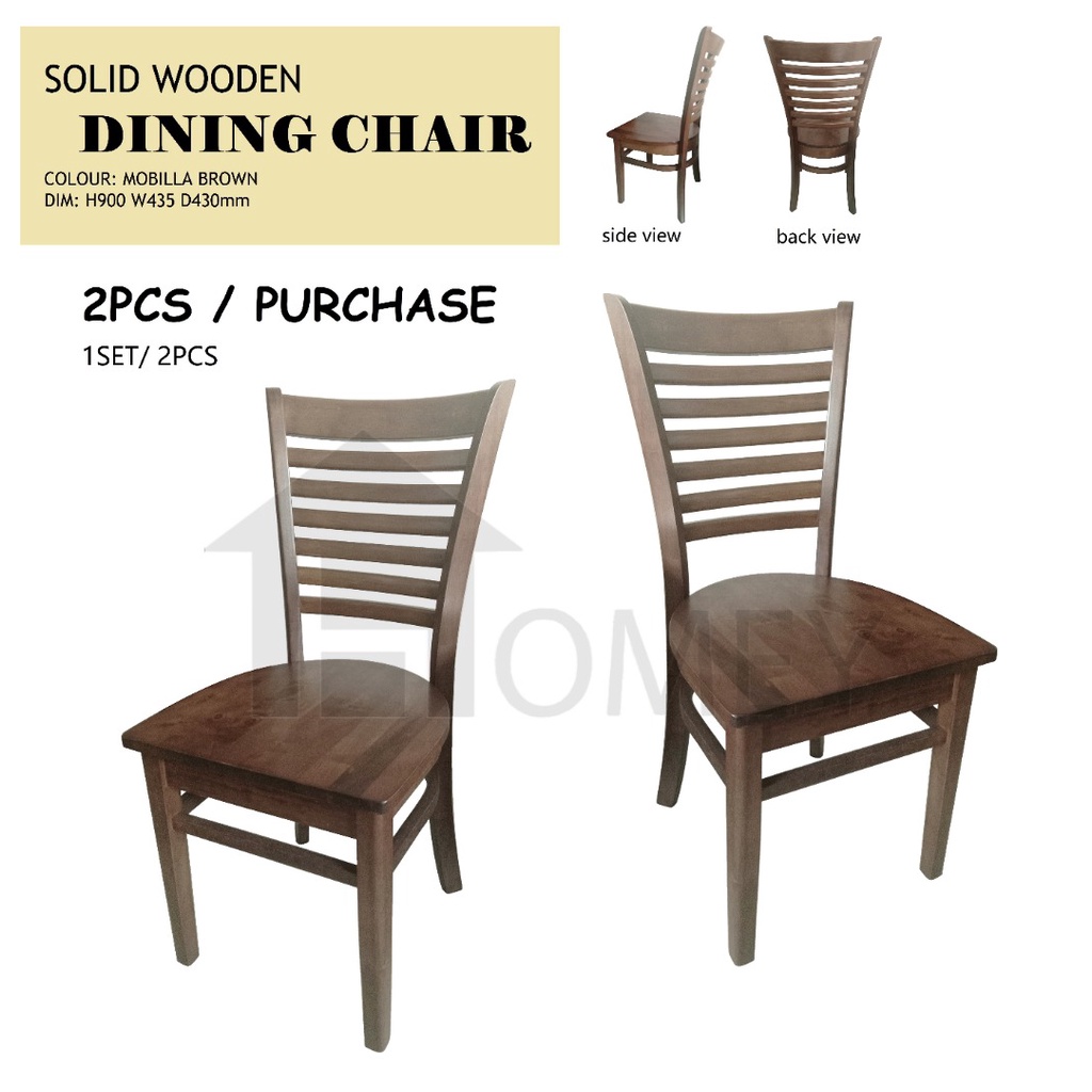 MB93/ DINING CHAIR / SOLID WOOD / WOODEN CHAIR/ KERUSI MAKAN / DESIGN ...