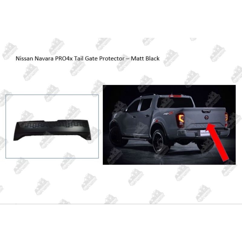 Nissan Navara '21 Pro4x Tail Gate Protector | Shopee Malaysia