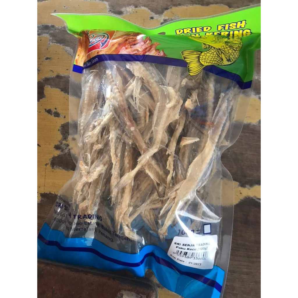 100g*5 Ikan Paku Kecil- Ikan Kering 500g 鱼干 西丁鱼 | Shopee Malaysia