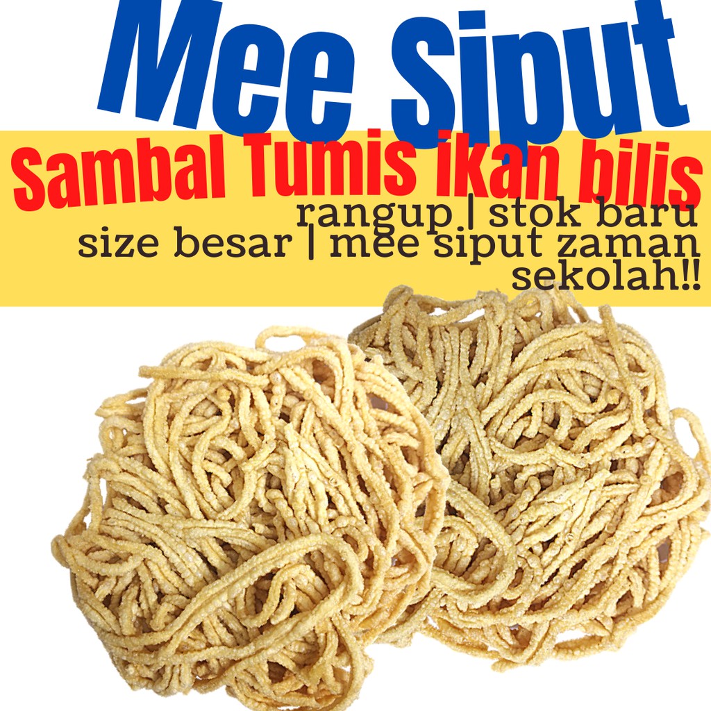 meesiput goreng misiput muar mi siput mee siput rangup sambal tumis ...