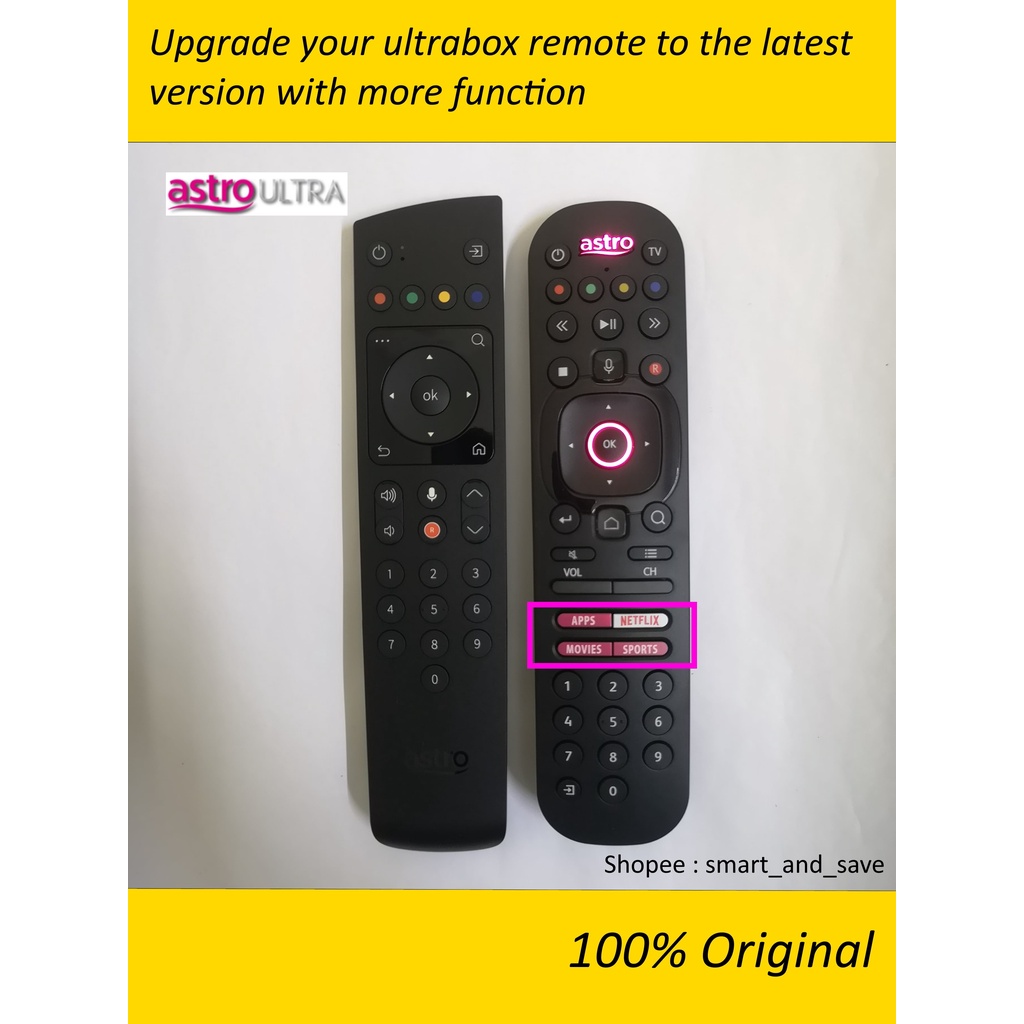 Original Astro Ultra Ulti Box Remote Control (Brand New) | Shopee Malaysia