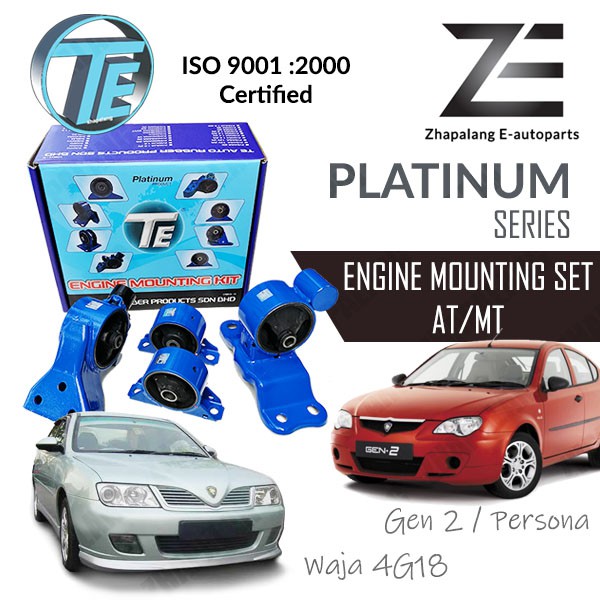 TE Platinum Series Proton Waja, Gen2, Persona AT/MT Engine Mounting Set | Shopee Malaysia